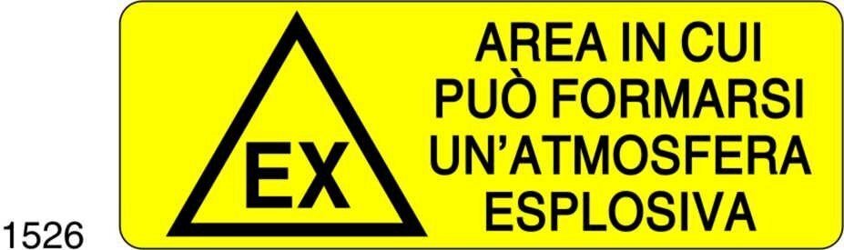 Area in cui può formarsi un'atmosfera esplosiva Victualia™