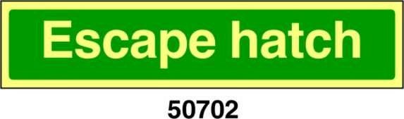 Escape hatch Tuttosegnaletica