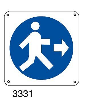 Obbligo pedoni a destra Victualia™