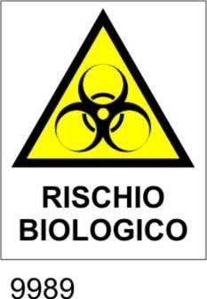 Pericolo rischio biologico - etichette - 25pz Victualia™