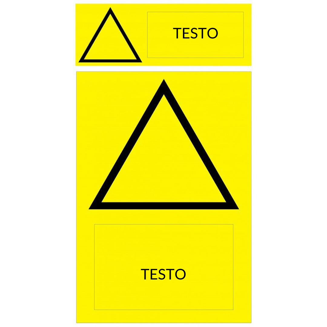 Cartello Pericolo Personalizzabile Tuttosegnaletica