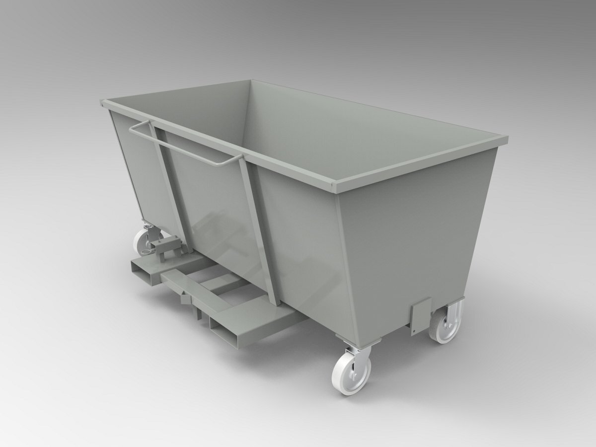 Contenitore Ribaltabile - Portata Lt 750 - Grigio Tuttosegnaletica.it