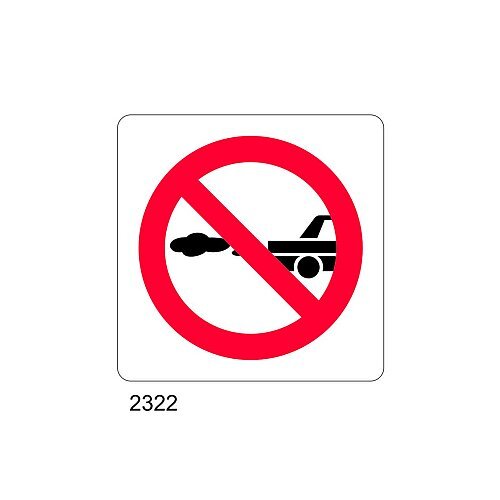 Cartello Vietato tenere il motore acceso