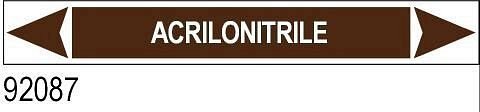 Cartello Acrilonitrile - etichetta Tuttosegnaletica