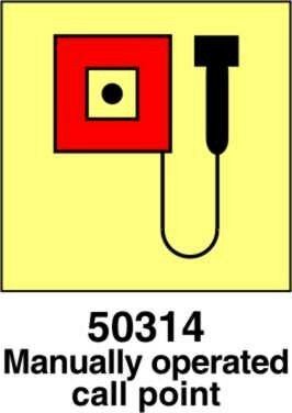 Manually operated call point - A - ADL 150x150 mm Victualia™