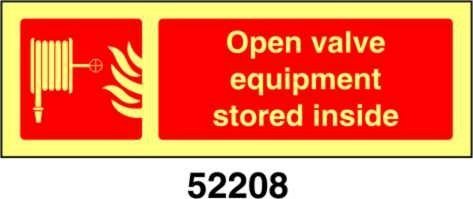 Open valve equipment stored inside Tuttosegnaletica