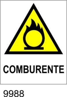 Pericolo comburente - etichette - 25pz Victualia™