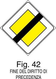 Segnale fine del diritto di precedenza Tuttosegnaletica